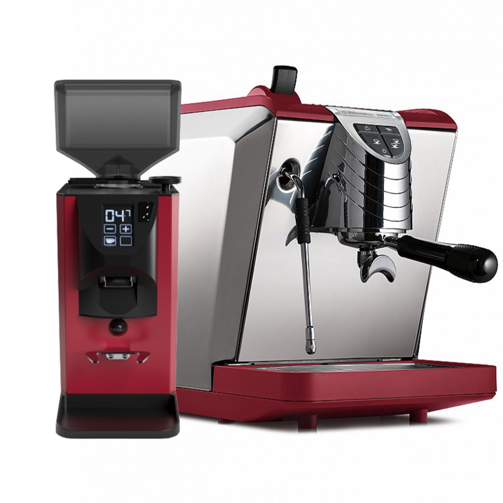 Nuova Simonelli Oscar Mood mit Direktwasseranschluss & DUO Rot | Caffè ...